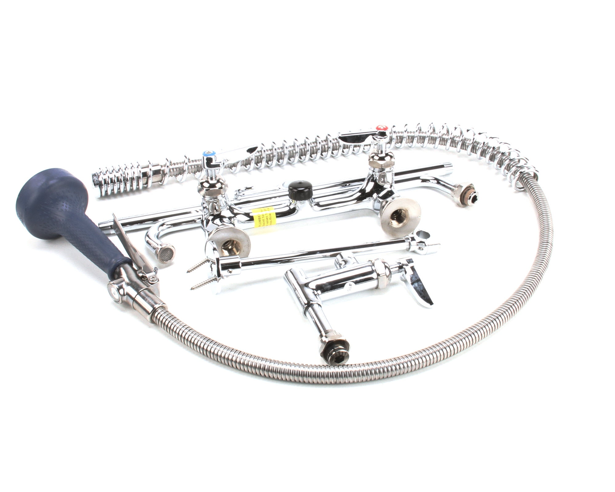 T&S Brass B-0133-01-CR-8C, Pre-Rinse with 14" Add-On Faucet - Walmart.com