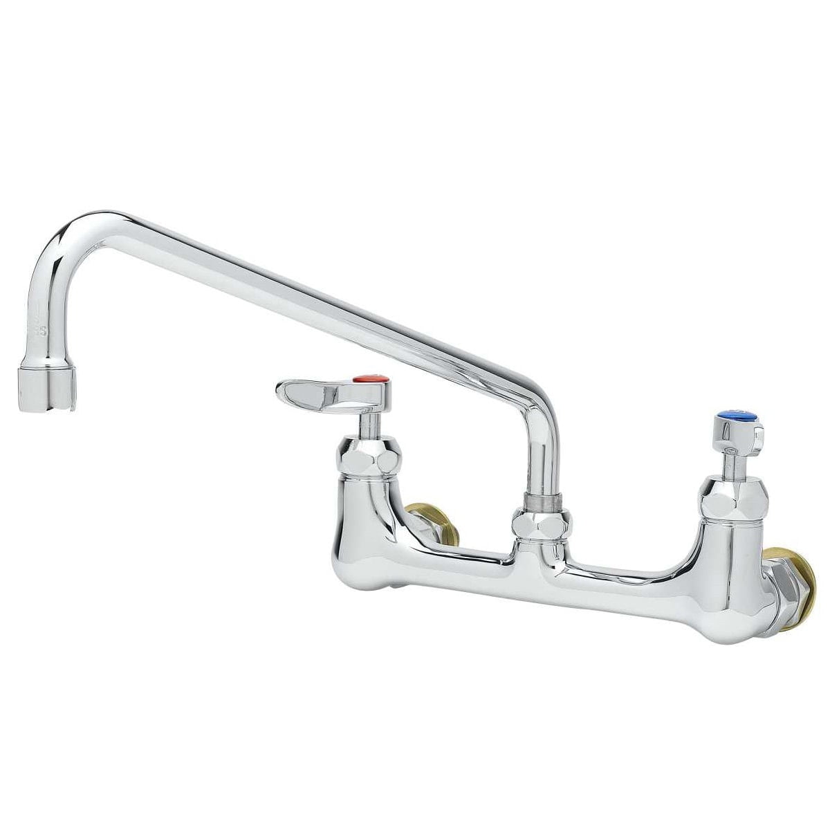 T & S Brass B-0231-CC-CR 12 Wall Mount Double Pantry Faucet" - Walmart.com