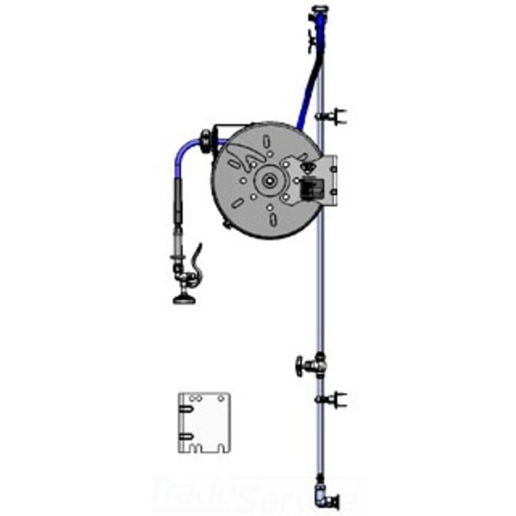 T&S Brass B-1458 Hose Reel Assembly - Walmart.com