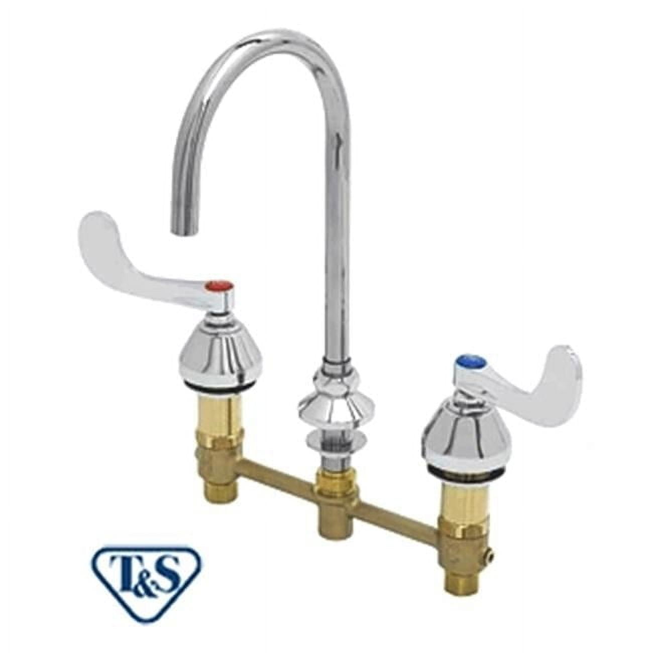 T&S Brass B-2866-05-FC15 8 in. 1.4 GPM Flow Control EasyInstall CWS ...