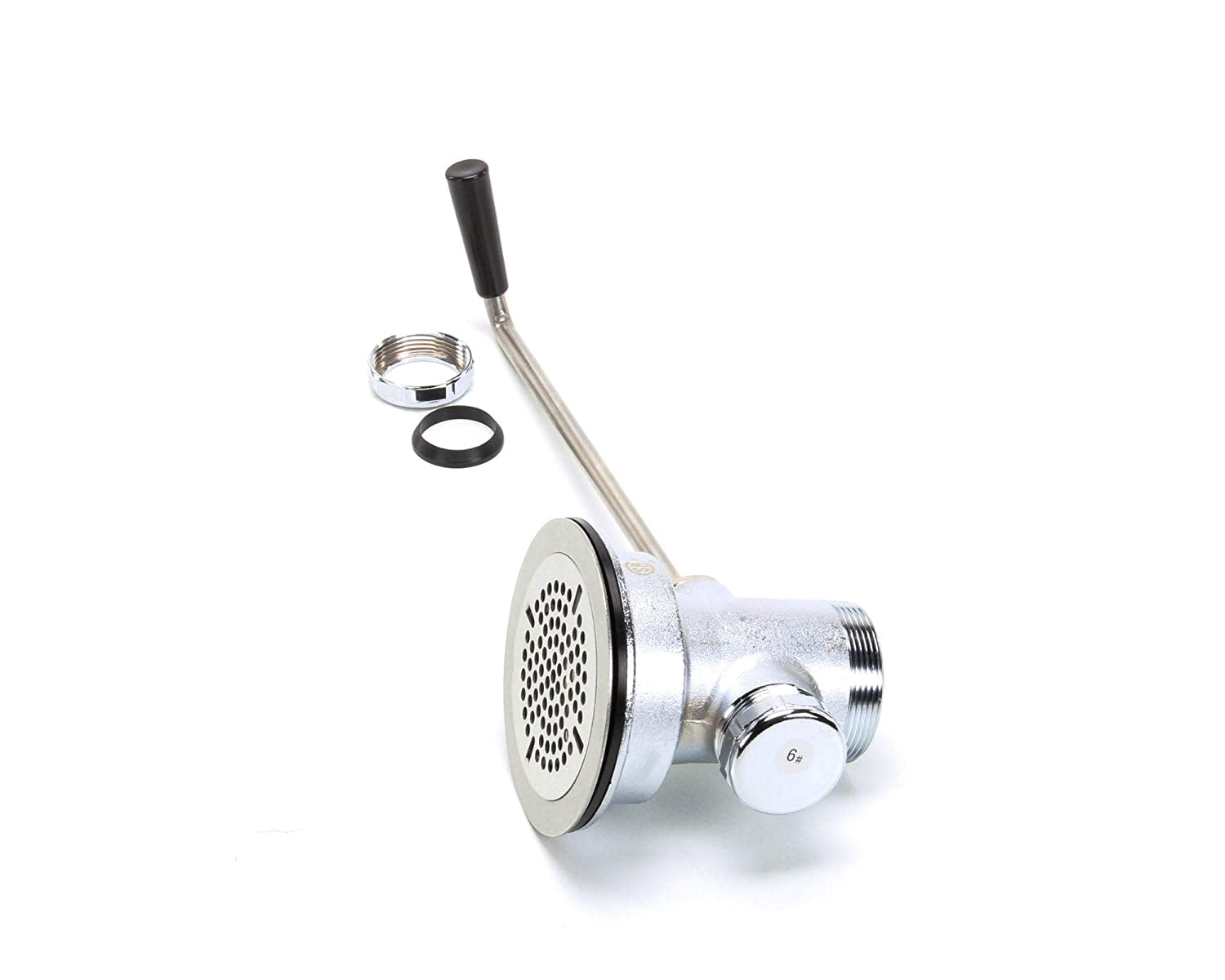 B-3952, 3-1/2" Waste Drain Valve with Twist Handle and 2" NPT Male x 1 ...