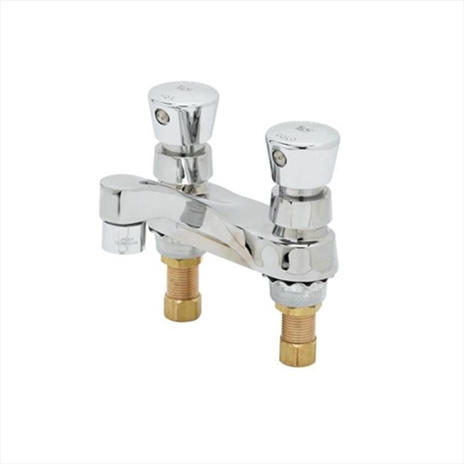 T & S Brass & Bronze Works Slow Self-Closing Centerset Lavatory Faucet ...