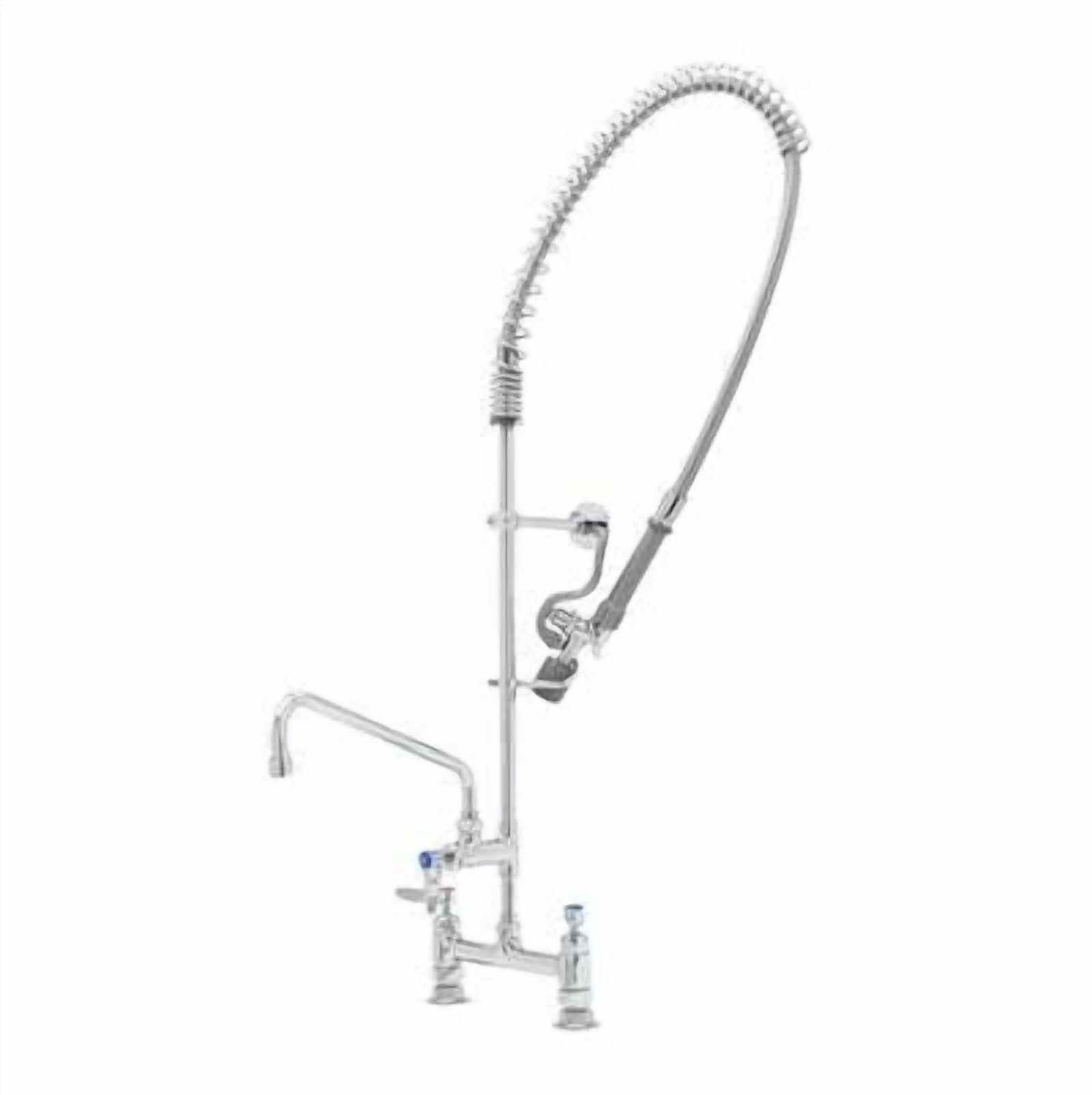 T&S Brass - Pre-Rinse Unit: 8'' Deck Mount, Ceramas, ADF, 12'' Swing ...