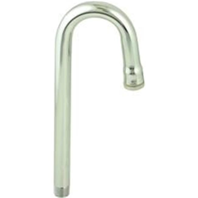 T And S Brass 119X Rigid Gooseneck, 2-3/4" Spread, 8-3/4" Height, 5-1/4 ...