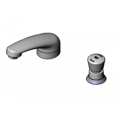 T&S Brass - Single Temp Faucet, Push Button Metering, Cold Water Only ...