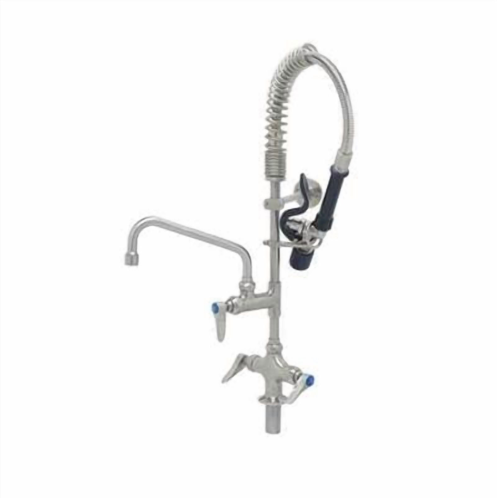 T&S Brass - Stainless Steel Mini-Pre-Rinse unit w/ S-0107-J, 8'' Swing ...
