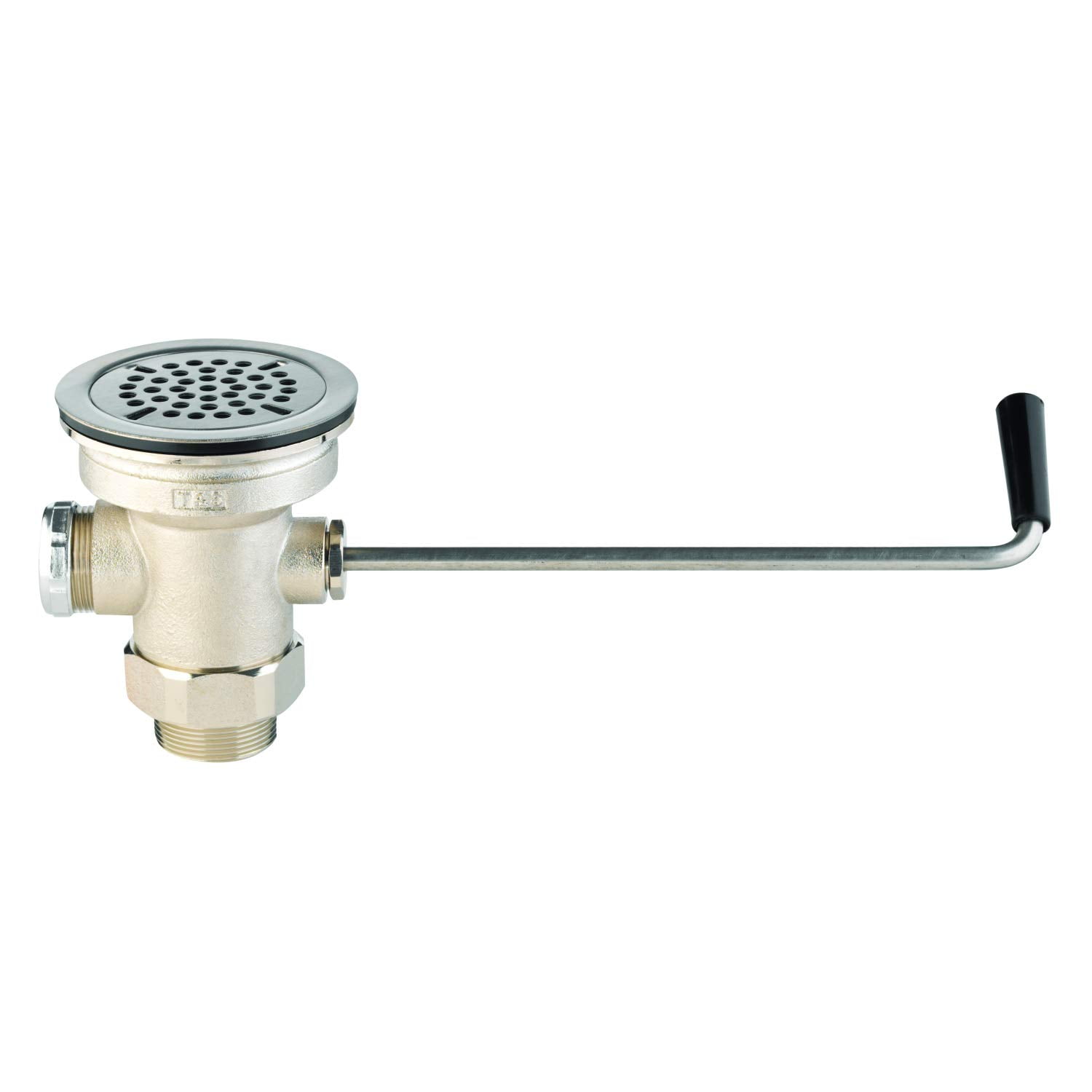 T&S Brass Waste Drain Valve, Twist Handle, 3-1/2 X 2 & 1-1 - Walmart.com