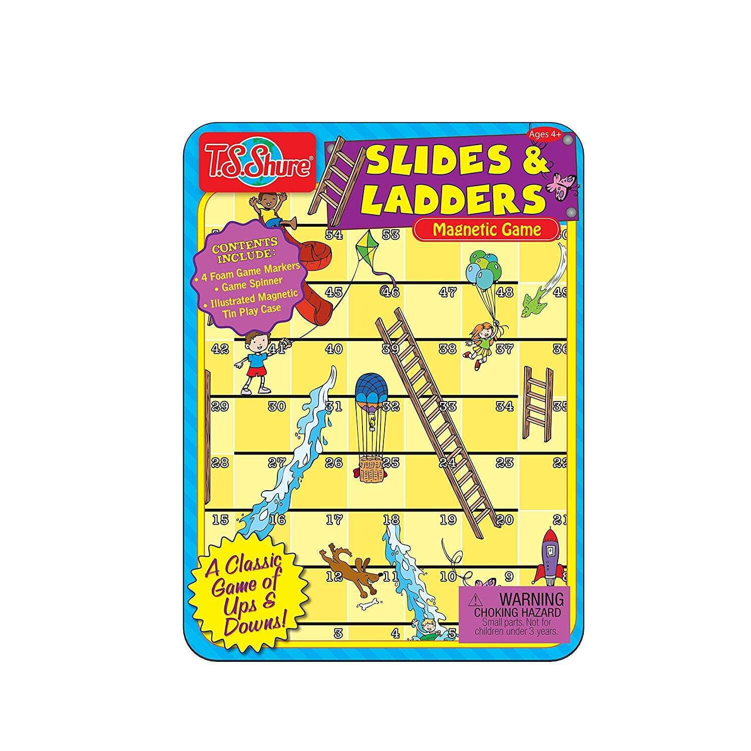 T.S. Shure Slides and Ladders Game Mini Tin - Walmart.com