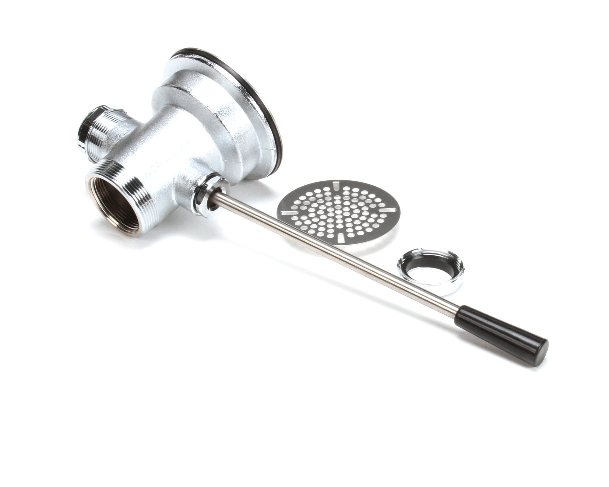 T&S Brass Waste Drain Valve, Lever Handle, 3-1/2 X 2 B-3972 - Genuine ...