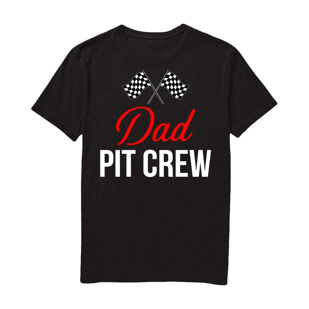 T-SHIRT AMAZING Dad Pit Crew Shirt Black - Walmart.com