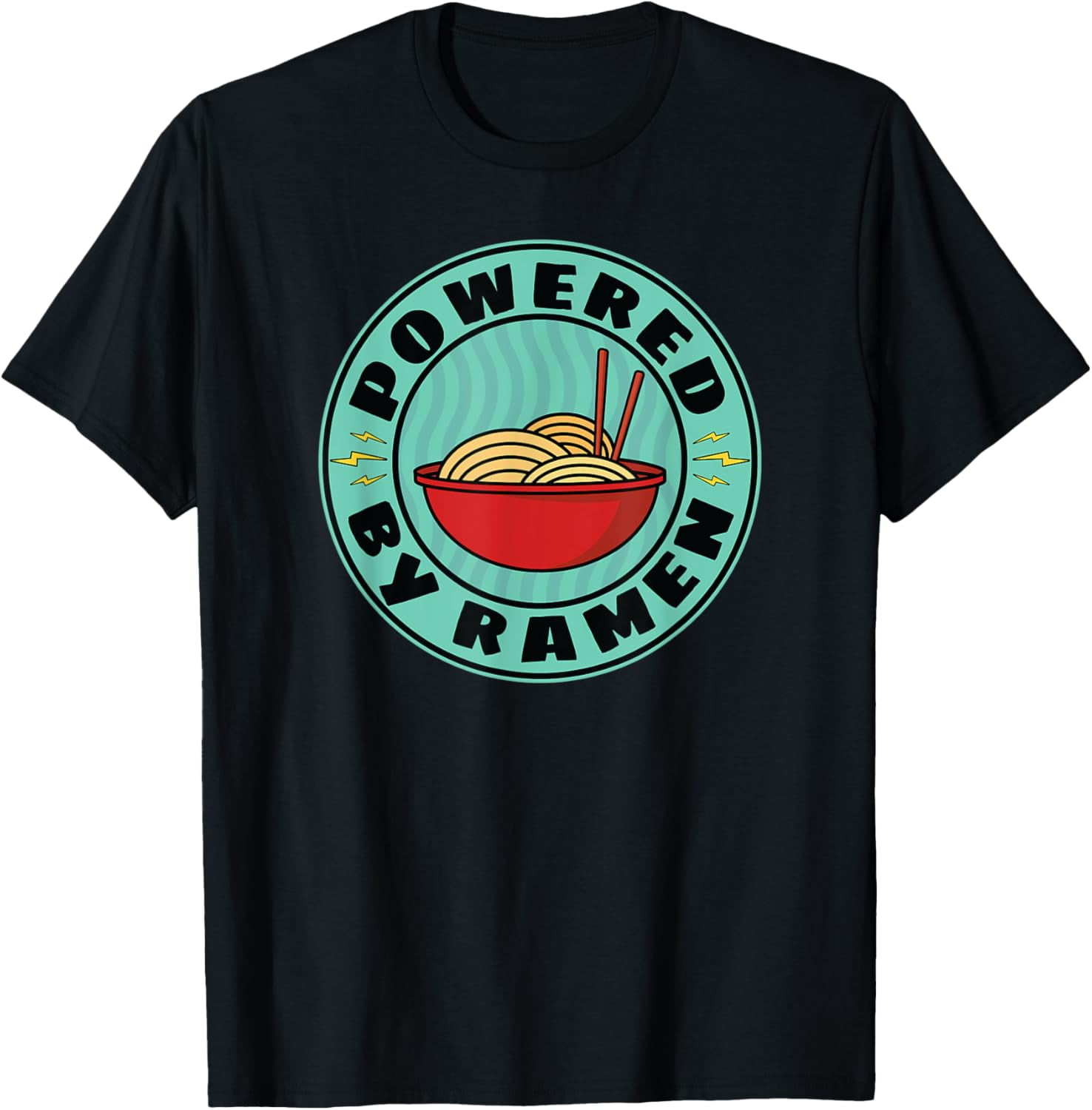 T-SHIRT Ramen Noodles, Japanese Food, Powered By Ramen Design T-Shirt ...