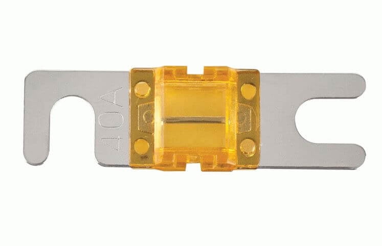 T-SPEC V8-MANL40-10 V8 Series Mini Nickel Plated 40 Amp ANL Fuses - Walmart.com