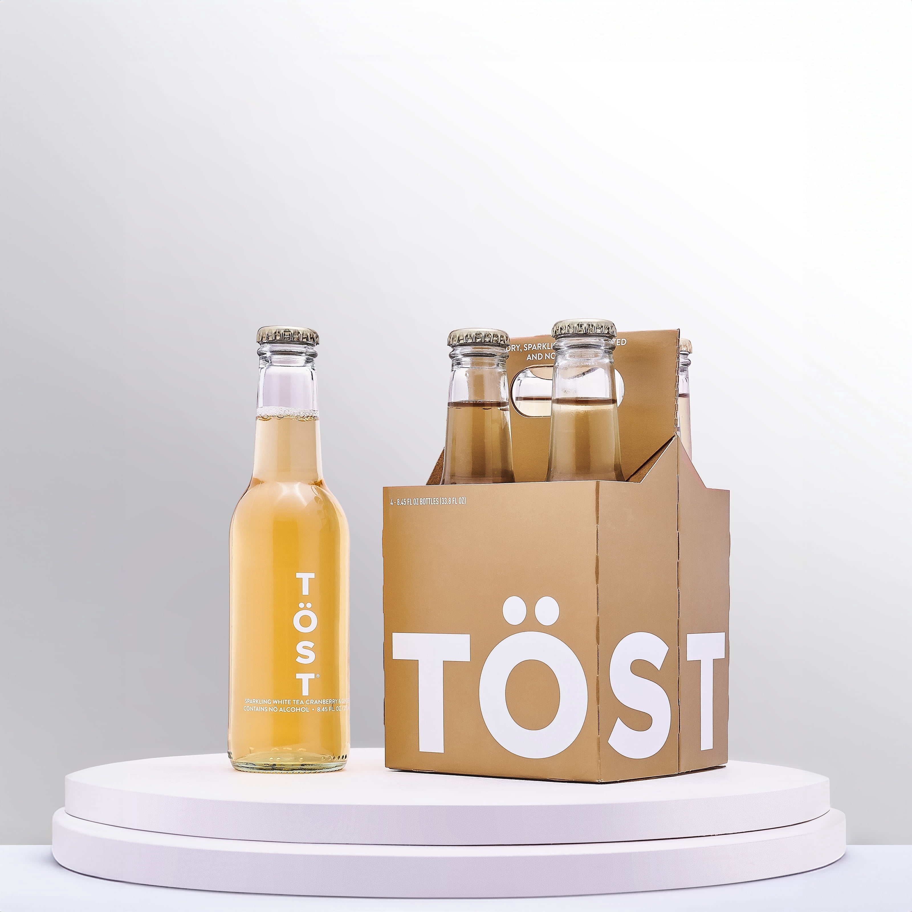 TÖST Non-Alcoholic Sparkling Beverage 8.45oz Single Serve Bottles - 32 ...