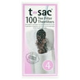T-Sac #4 Tea Filter Bags, 100 Manila Hemp Filters, Heat-Sealable ...