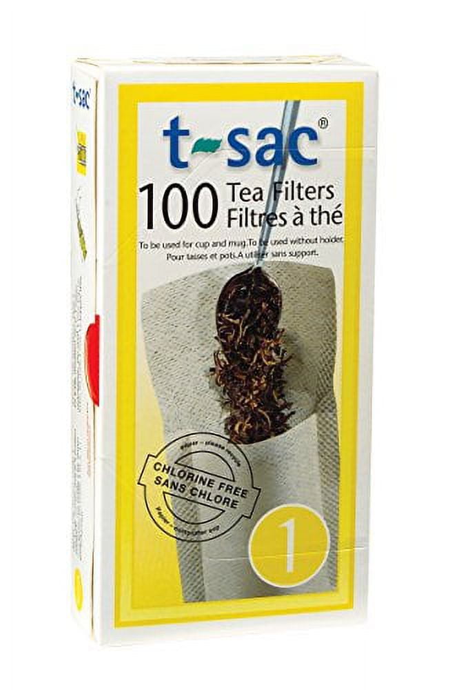 T-Sac Tea Filter Bags, Disposable Tea Infuser, Number 1-Size, 1-Cup ...