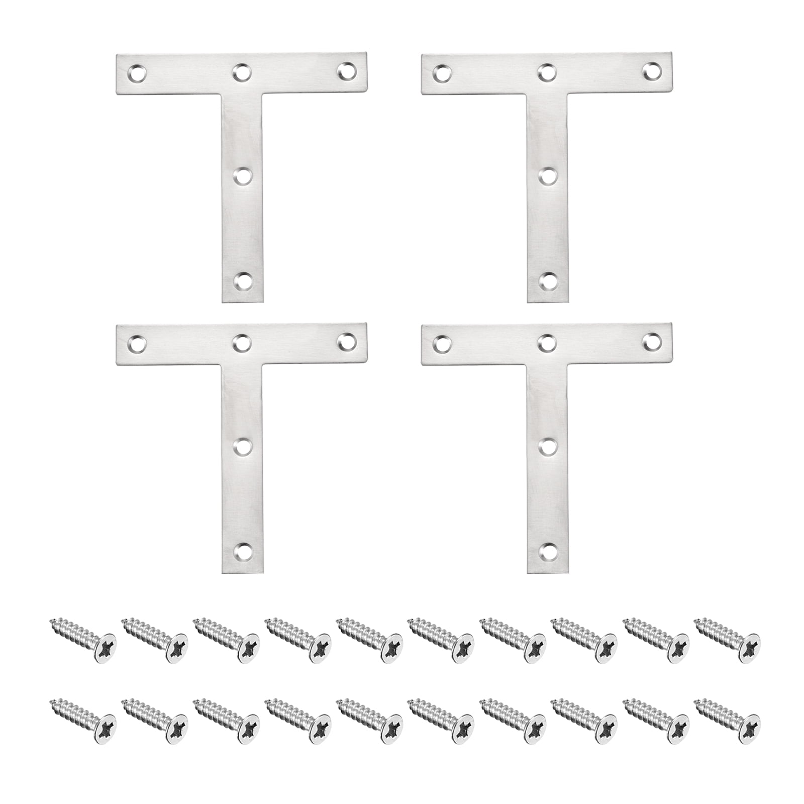 T Shape Bracket, 120x120x2mm Stainless Steel Mending Plates for Joint ...