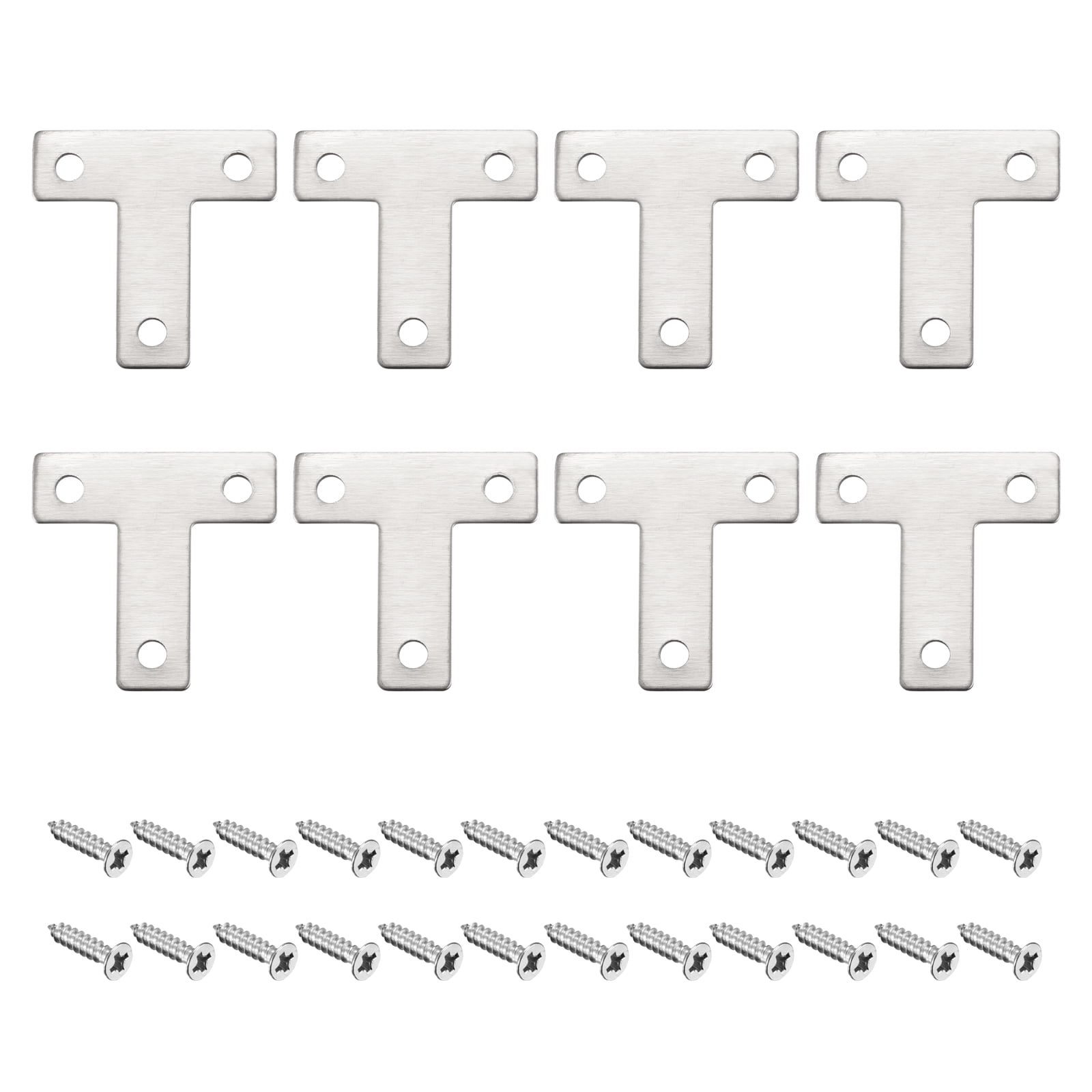 T Shape Bracket, 40x40x1mm Stainless Steel Mending Plates for Joint ...
