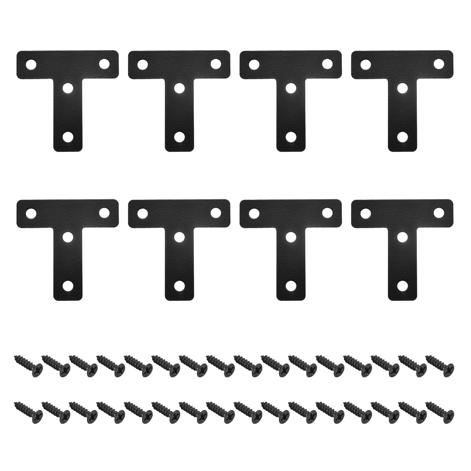T Shape Bracket, 50x50x1mm Carbon Steel Mending Plates for Joint ...