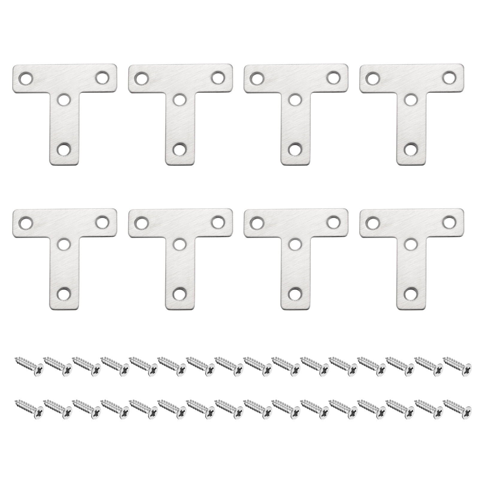 T Shape Bracket, 50x50x1mm Stainless Steel Mending Plates for Joint ...
