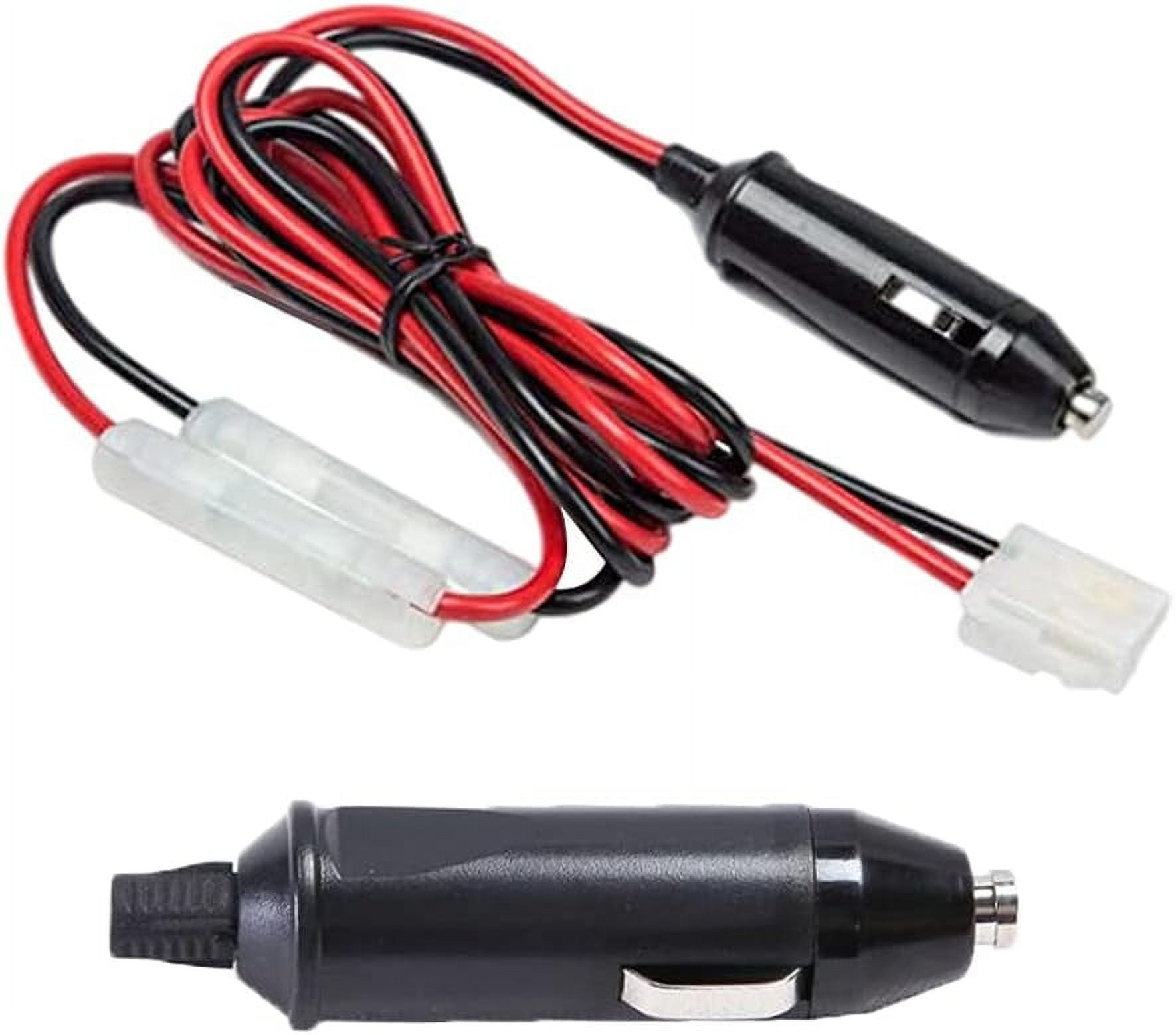 T-Shape Car Mobile Radio DC Power Cable CB Radio Power T Shape Adapter ...