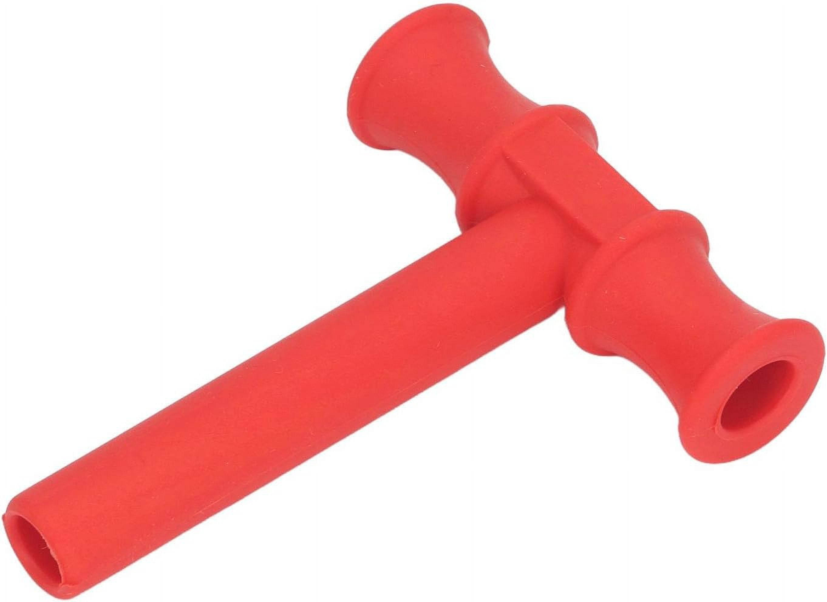T Shape Chew Tubes Sticks, Sensory Red T Shape Chew Tube for Autistic ...