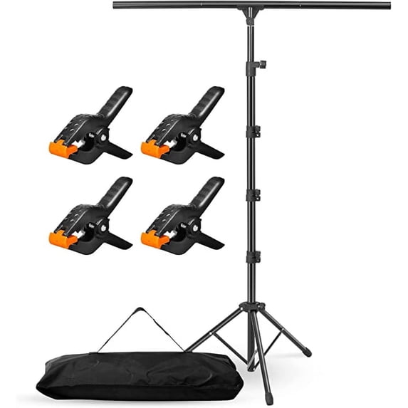 T-Shape Portable Backdrop Stand - 6.5x3.2ft Photo Backdrop Stand for ...