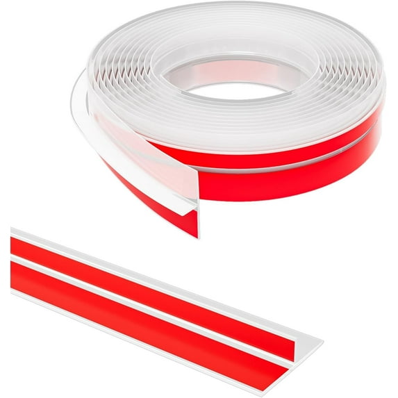T-Shaped Door Draft Stopper, 1.97 in x 20 Ft Silicone Seal Strip for ...