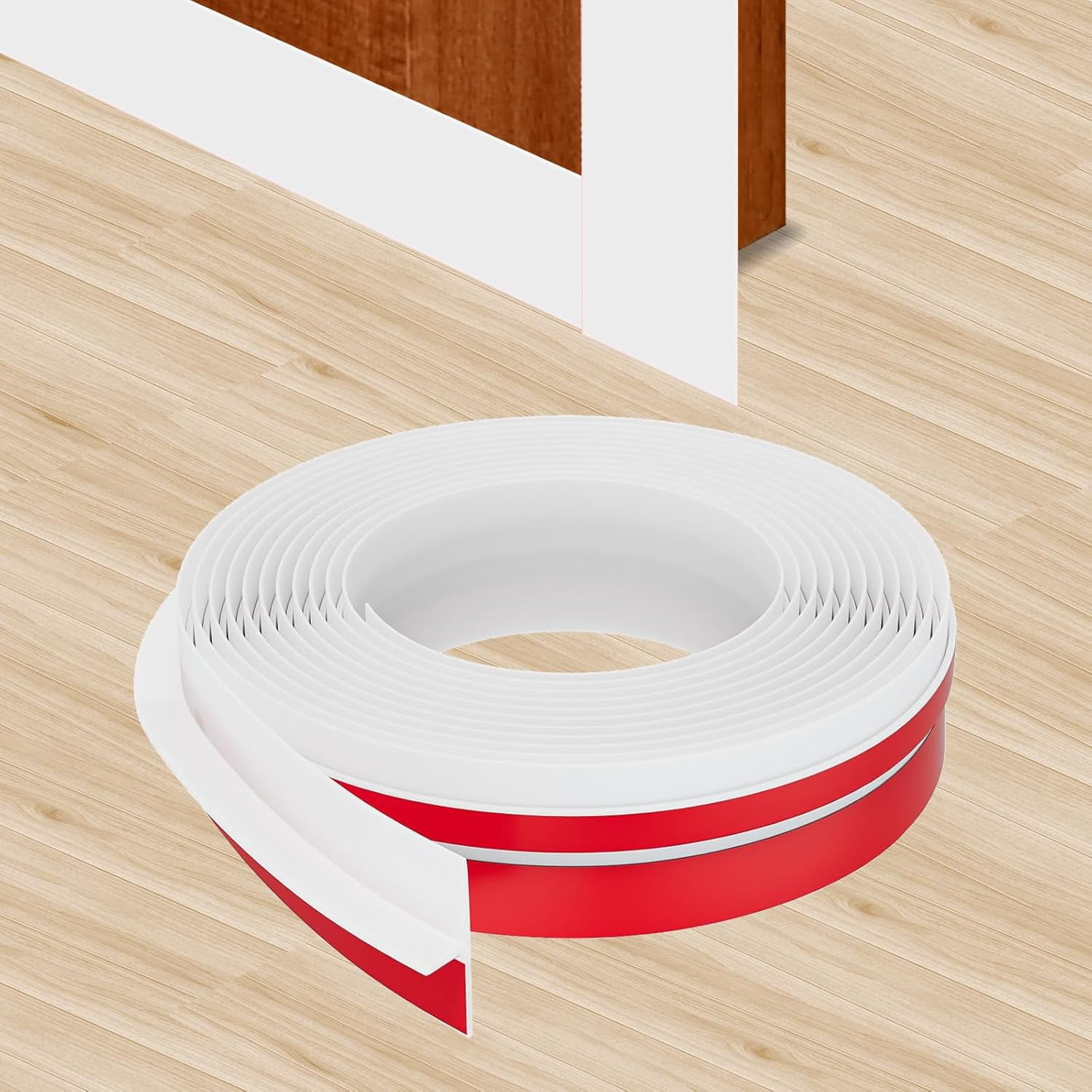 T-Shaped Door Draft Stopper, Weather Stripping Seal for and Doors Gaps ...