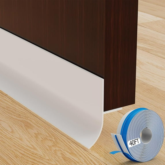 T-Shaped Door Weather Stripping for Side, 1.97 in x 40 Ft Door Draft ...