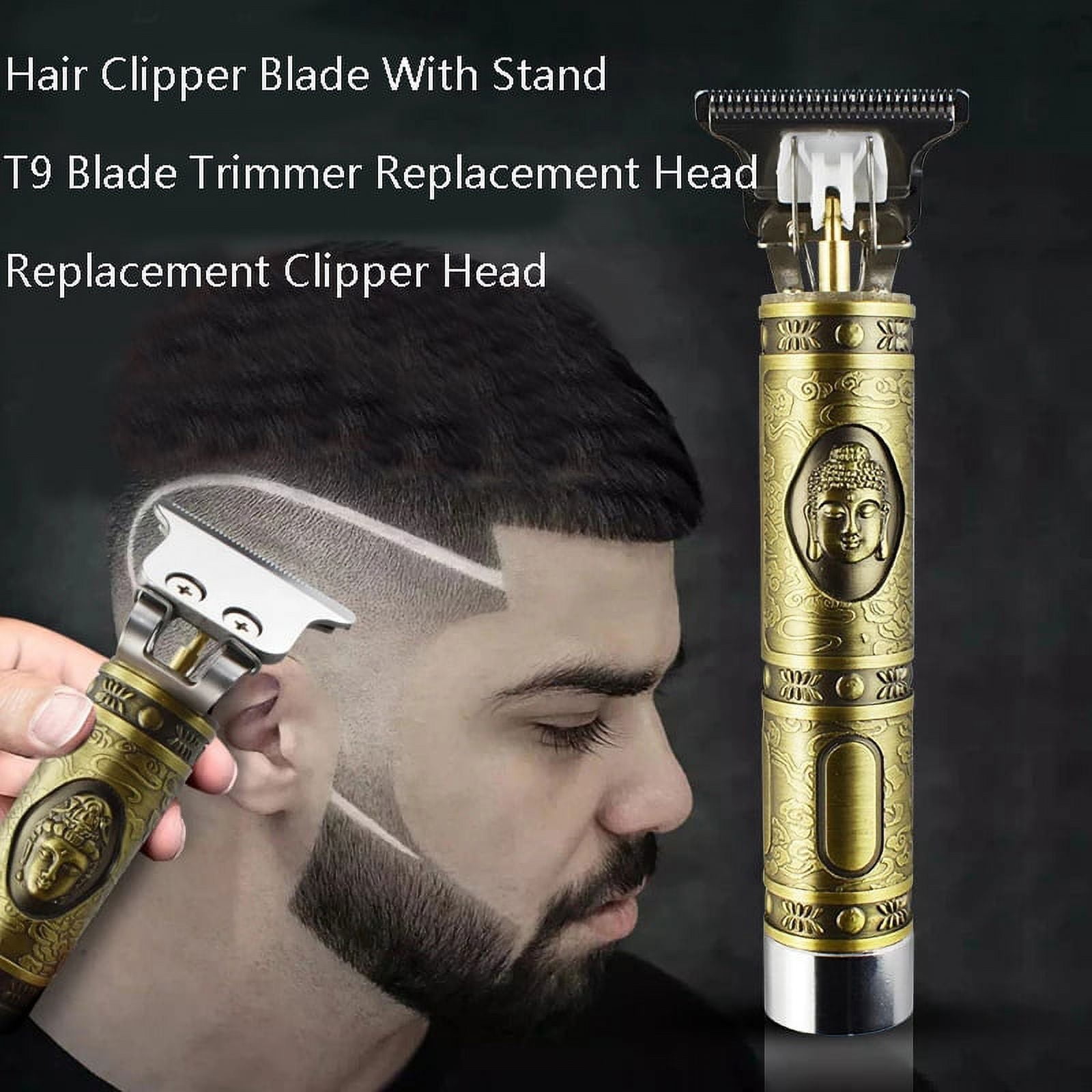 T-Shaped Hair Clipper Blade With Stand T9 Blade Trimmer Replacement ...