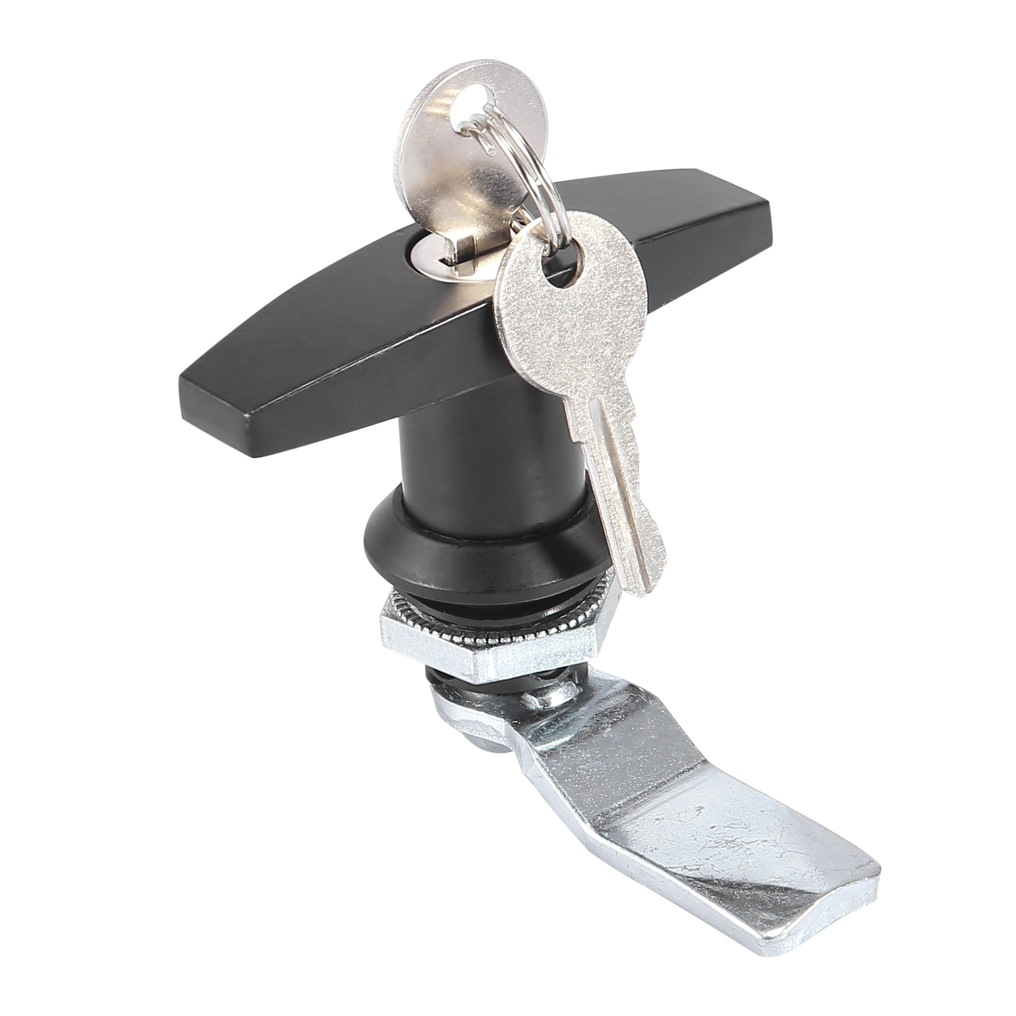T Shaped Handle Door Lock Latch w/ Keys Truck Trailer Cabinet Tool Box ...