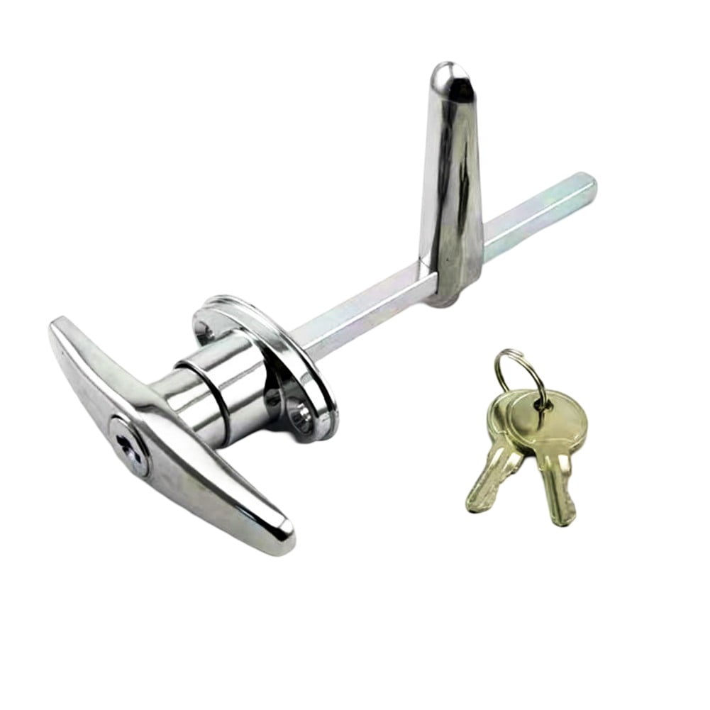T-Shaped Handle Lock Garage Door Lock Zinc Alloy Anti-Theft Lock For ...