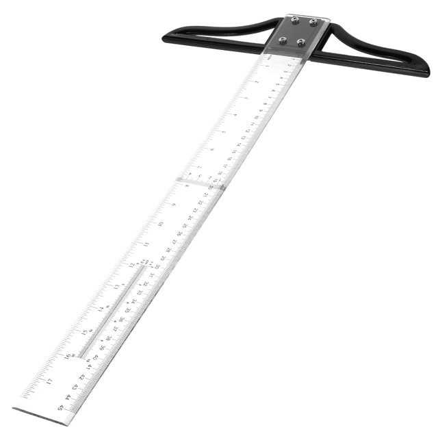 T-Shaped Ruler T Square for Crafting, Drafting, Woodworking - Acrylic ...