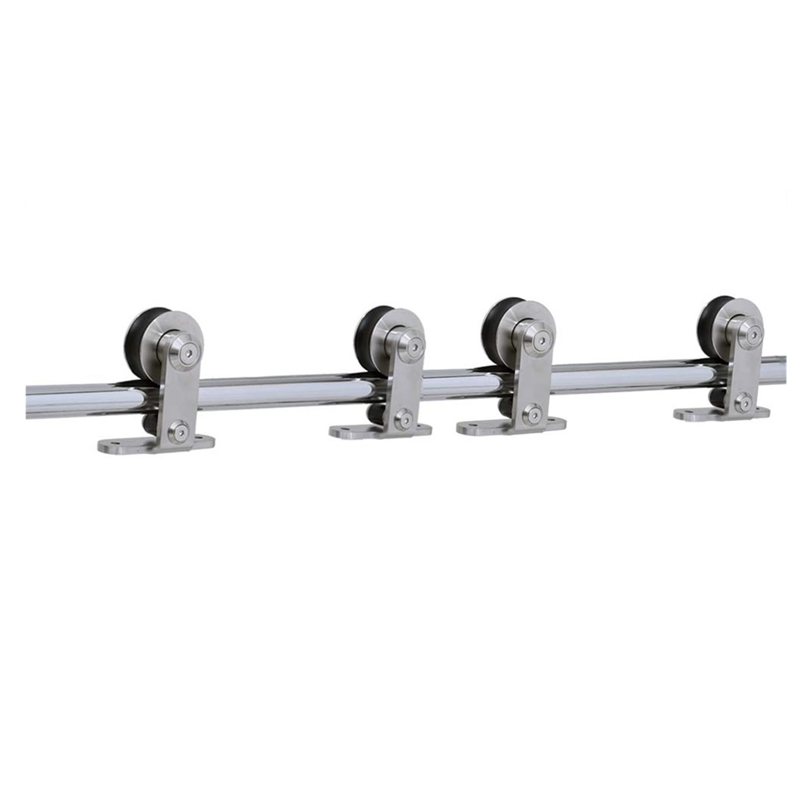 T-Shaped Stainless Steel Sliding Barn Door Hardware, Glass And Wood ...