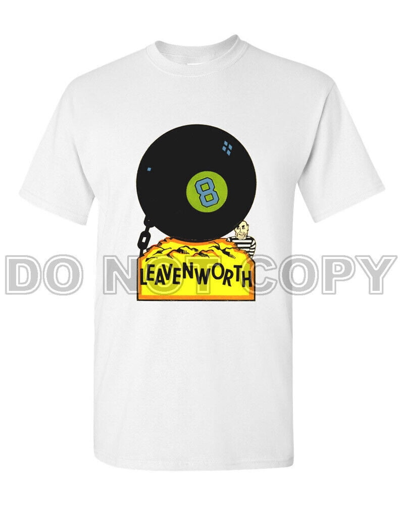 T Shirt 100% Cotton White Hot Rod Drag Race Leavenworth Prison Impko ...
