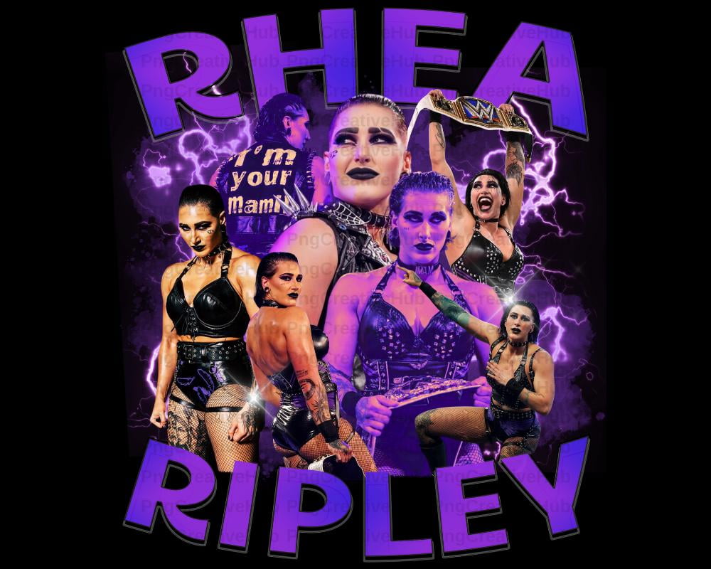 T-Shirt Design Rhea Ripley Wwe - Walmart.com
