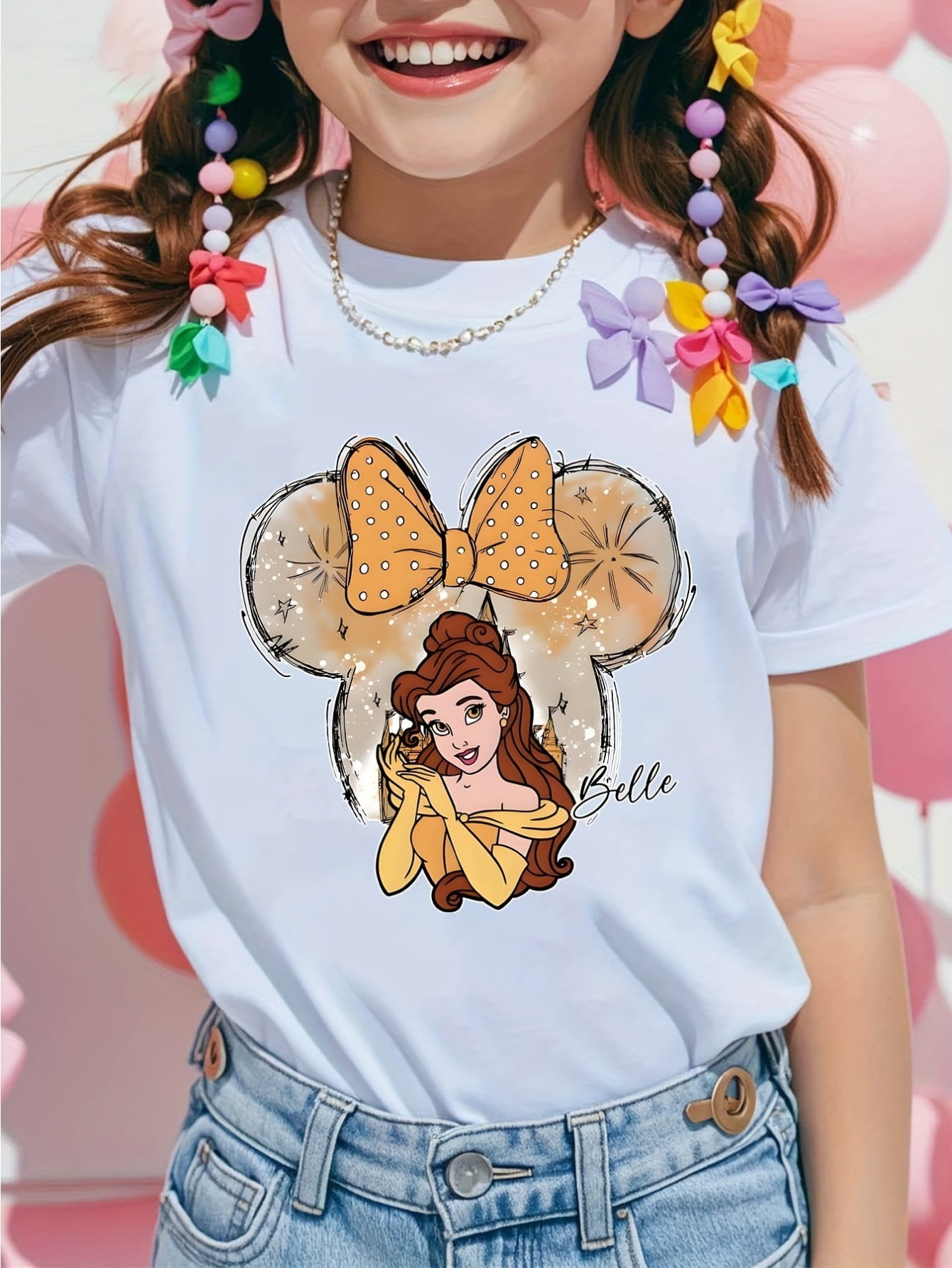 T-Shirt Featuring The Princess Squad for Kids, Ideal for Summer with ...