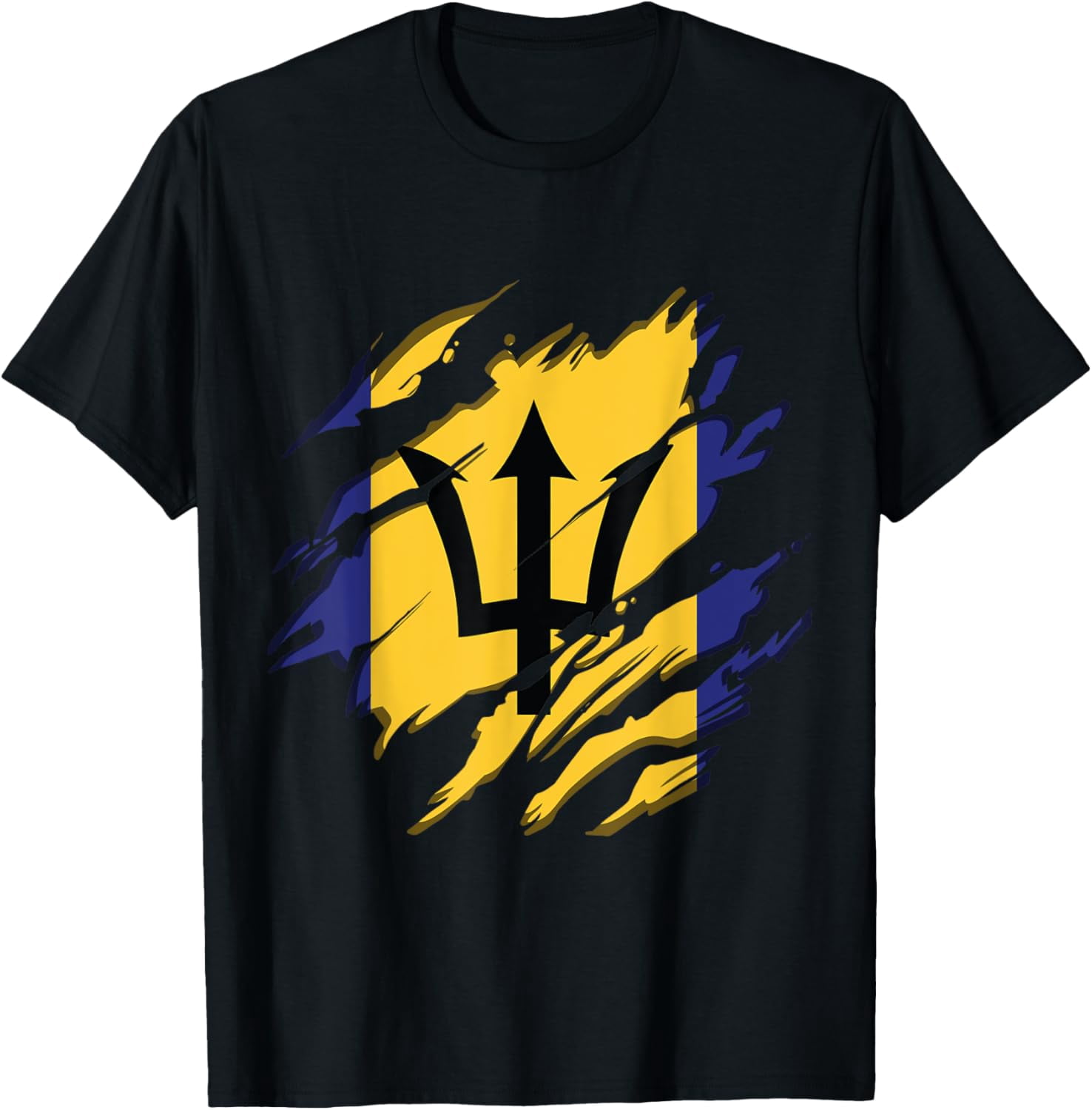 T-Shirt Flag Identity Pride Heritage Barbados - Walmart.com