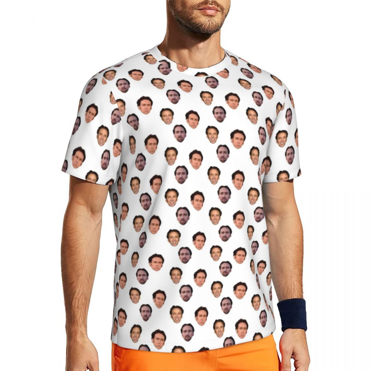 T Shirt For Men Nicolas Cage Third Eye Sportswear T-Shirt Tie Dye ...