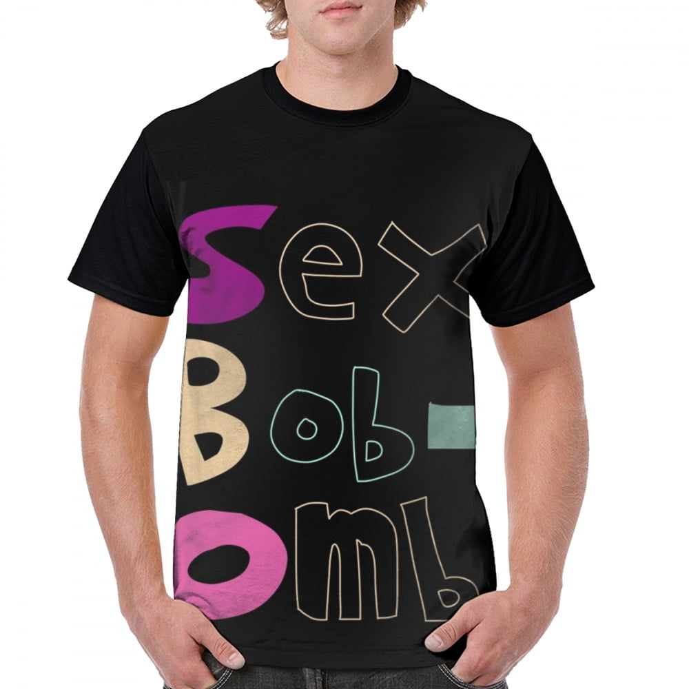 T Shirt For Men Scott Pilgrim Scott Pilgrim Sex Bob Omb T Shirt Short 0373