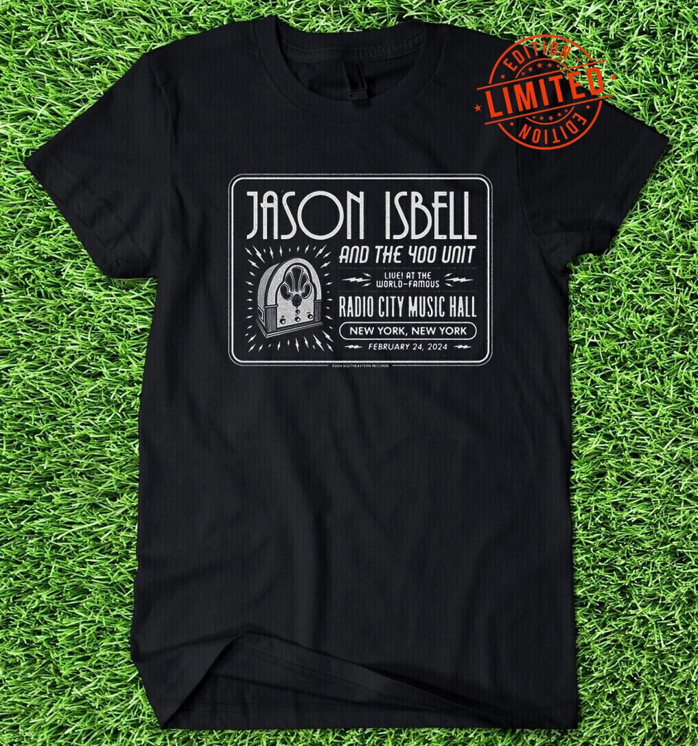 T Shirt Jason Isbell And The 400 Unit New York, NY Radio City Music ...