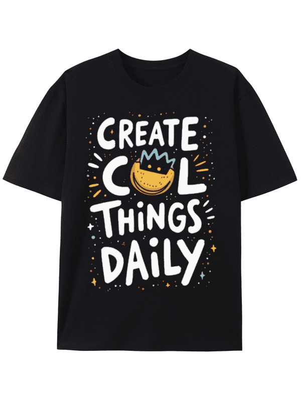 T-Shirt Motivational T-shirt: Create Cool Things Daily - Inspire Your ...