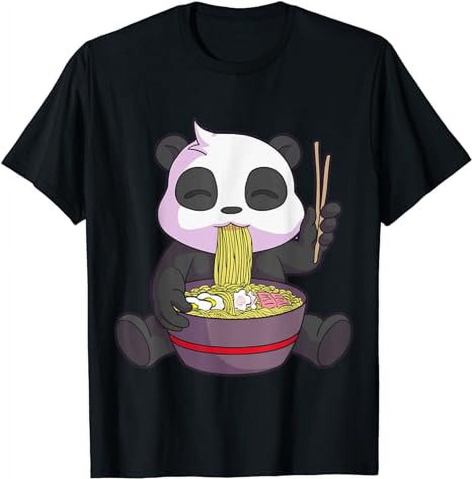 T-Shirt Panda Tshirt Kawaii Anime Japanese Gift T-Shirt - Walmart.com