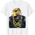 T-Shirt, Rapper Gorilla in Gold Chain and Cap, Hip Hop Style - Walmart.com