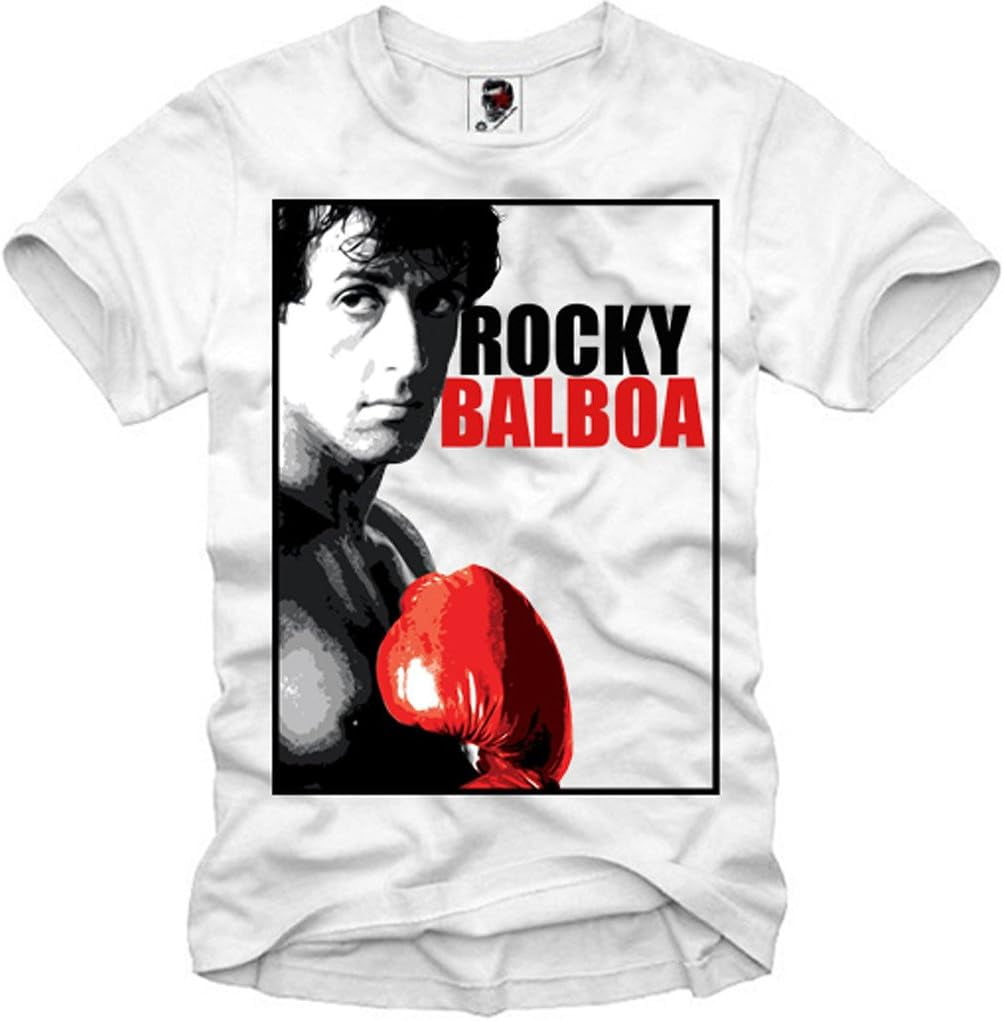 T-Shirt Rocky Balboa Sylvester Stallone Rambo DJ Medium - Walmart.com