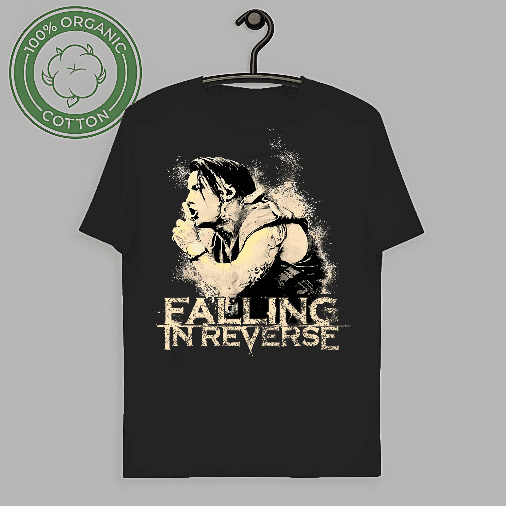 T Shirt Ronnie Radke Falling In Reverse Black Unisex S-234XL Shirt ...
