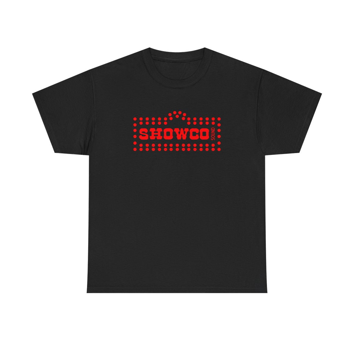 T Shirt Showco Show Co Sound Concert Classic Red Black White Yellow Tee ...