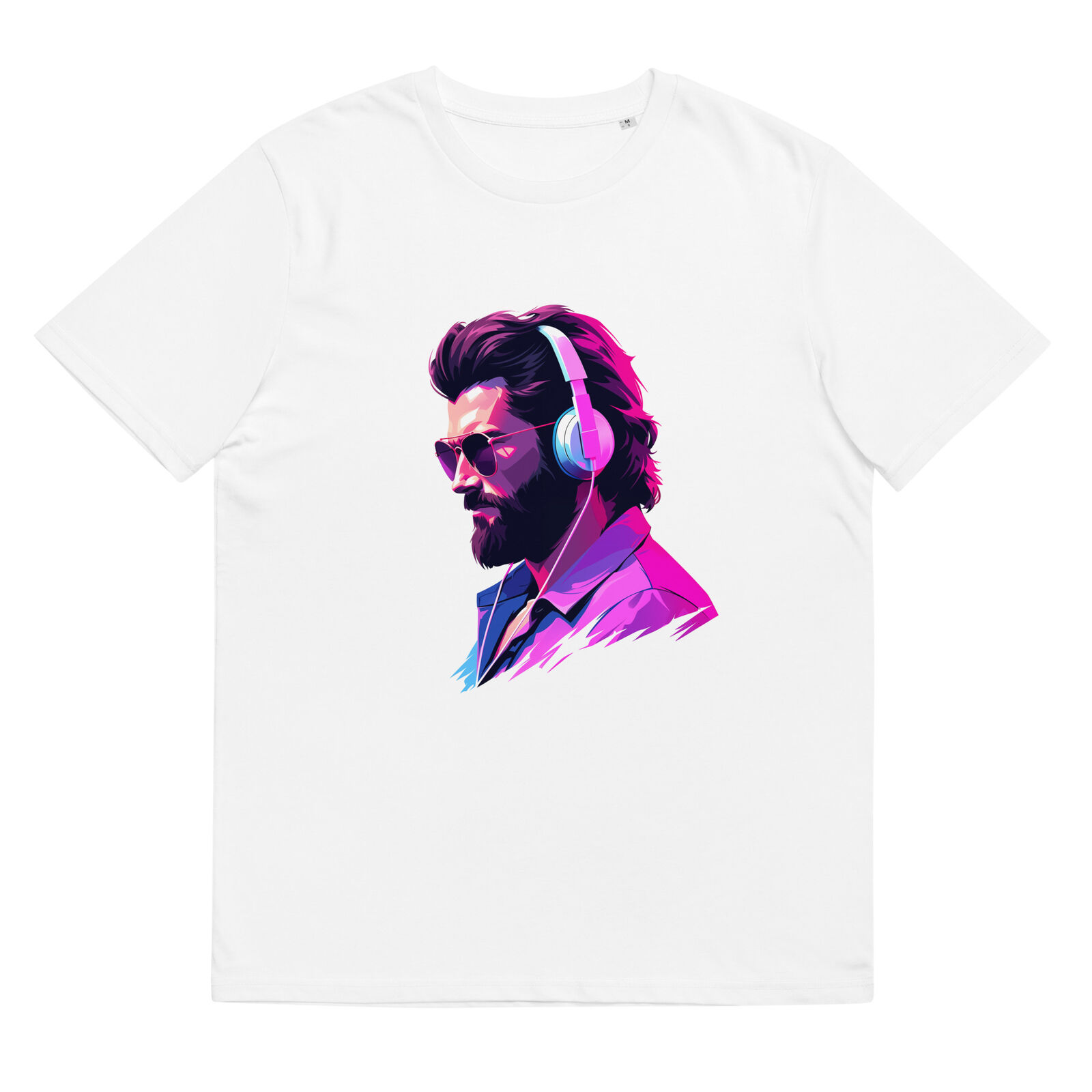 T Shirt Synthwave Music Enjoyer headphones and sunglasses Aesthetics ...