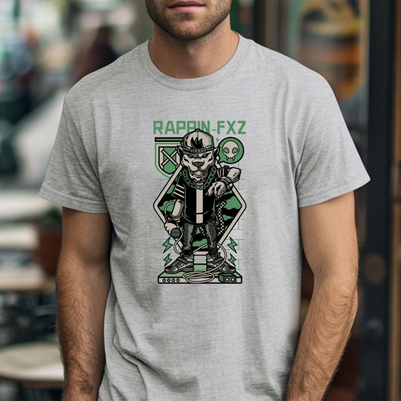 T-Shirt Template Featuring a Rapper Cheetah - Walmart.com