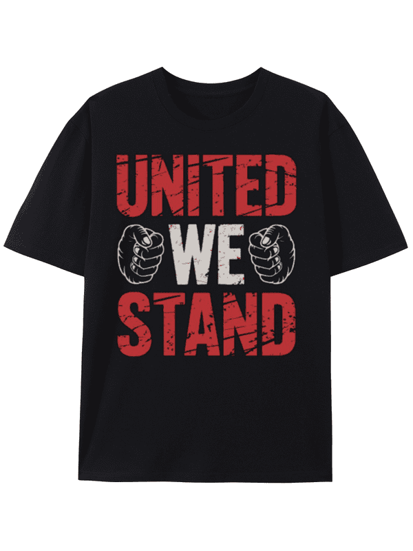 T-Shirt United We Stand: Stronger Together Graphic Tee - Walmart.com